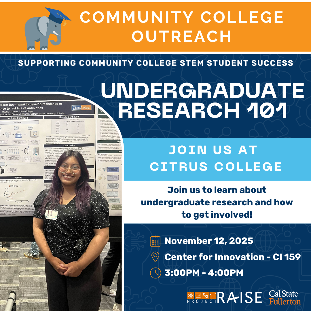 Information Sessions - Project RAISE | CSUF